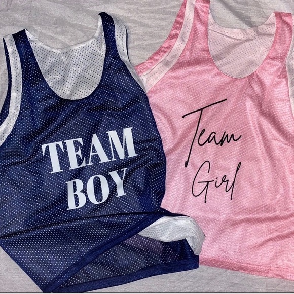 Handmade | Other | Team Girl Team Boy Pinnies Gender Reveal Clothing ...